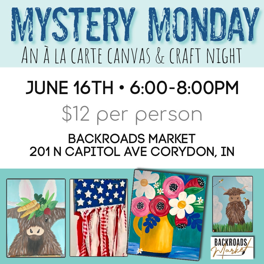 Mystery Monday- Canvas Night | Backroads Market LLC